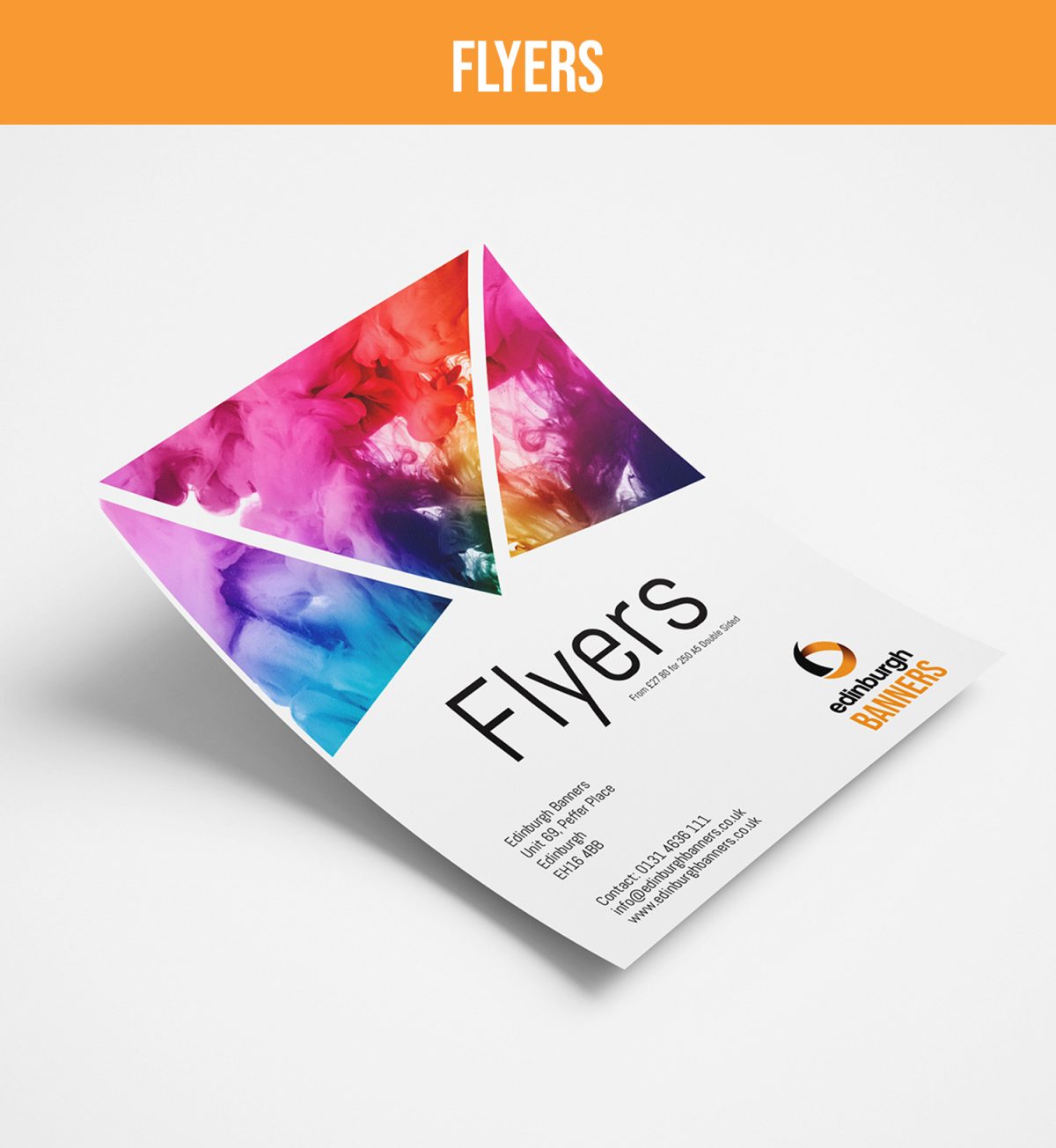 Edinburgh Printers Roller Banners, Flyers, Booklets, Exhibition